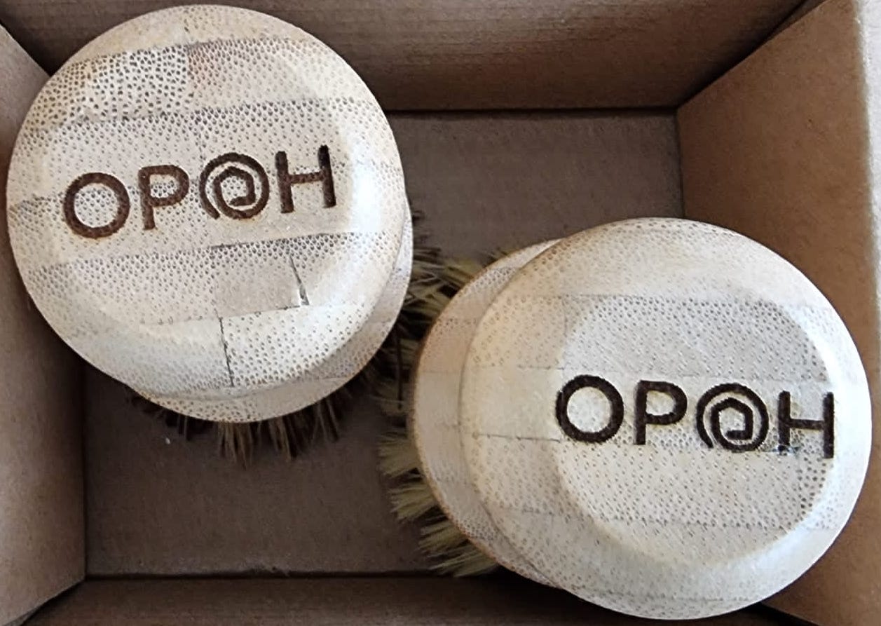 OPOH Pot scrubbers, pair